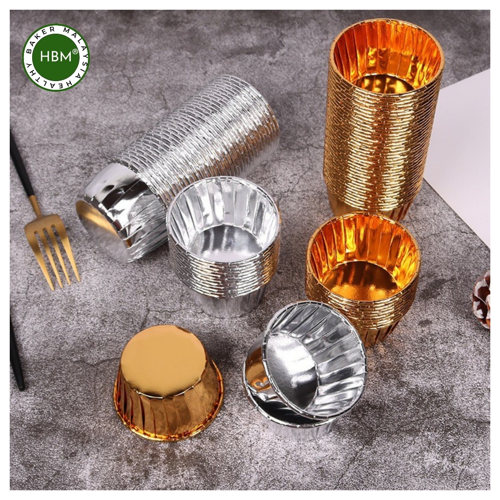 50 PCS GREASE PROOF MUFFIN CUP baking cup / Muffin Cup / Solo Cup ...