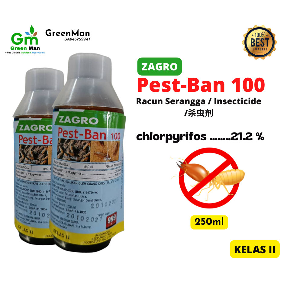 250ml Racun Anai Zagro PEST-Ban 100 Insecticidal 白蚁药 | Shopee Malaysia