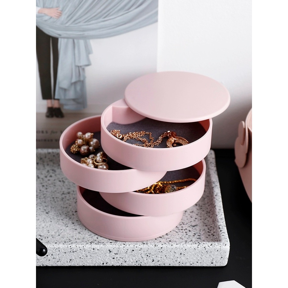 ☑️Japan INS🎏Premium 4Layer Rotatable Organizer Box Multi-Layer ...