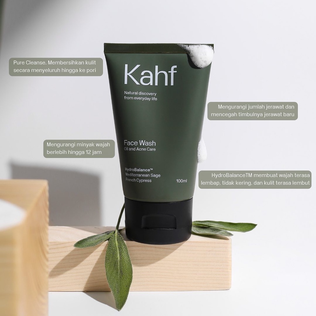 Kahf Face Wash Face Scrub (100ml) KHAF acne and pore cleanse 30mml ...
