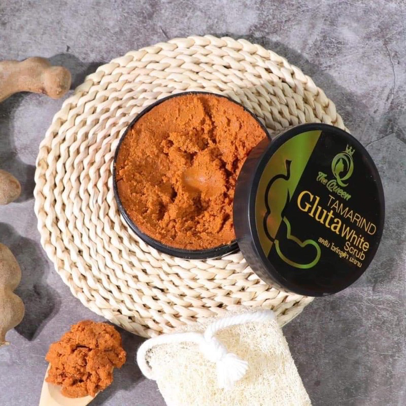 💥 TAMARIND GLUTA SCRUB 🖤 ️‍🔥💯 | Shopee Malaysia