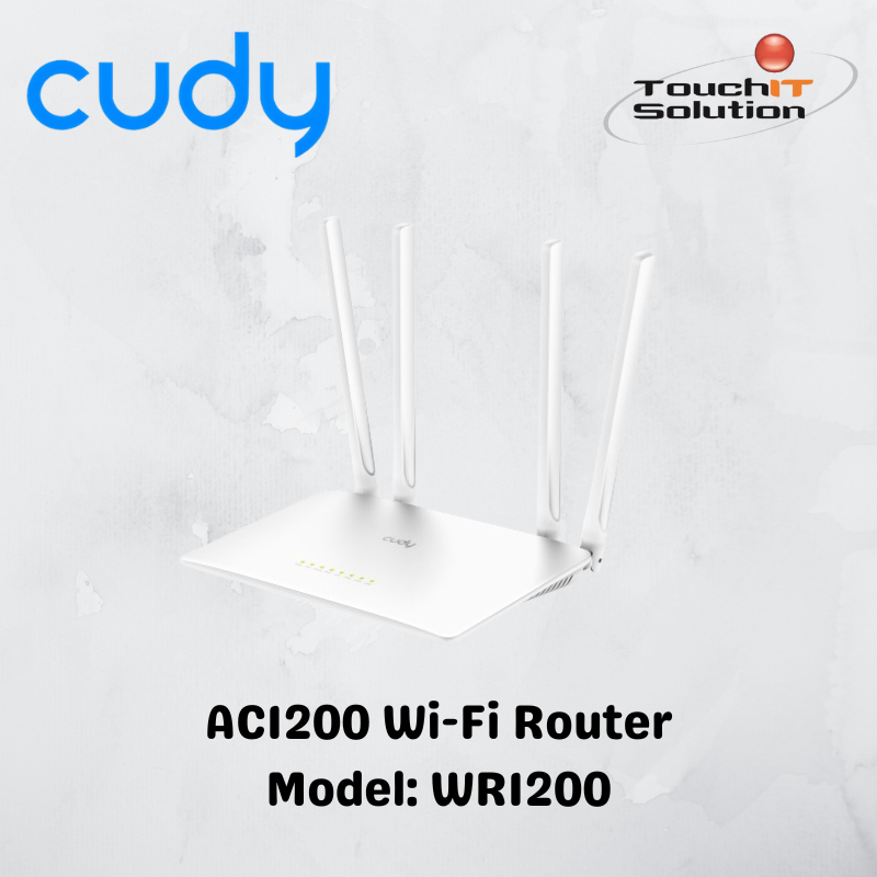 Cudy AC1200 Smart WiFi Router, WiFi Extender, Wireless Access Point ...