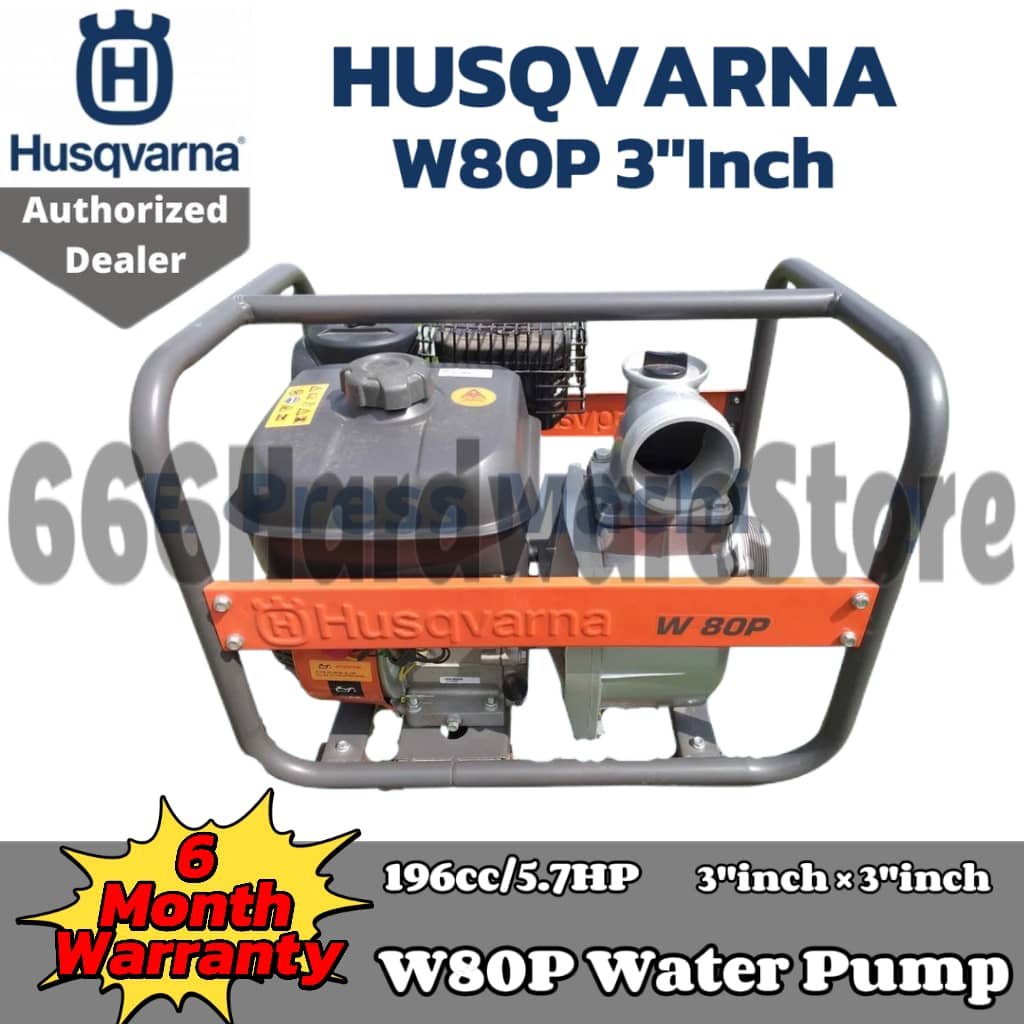 HUSQVARNA W80P Water Pump / Pam Air (3 Inch) | Shopee Malaysia
