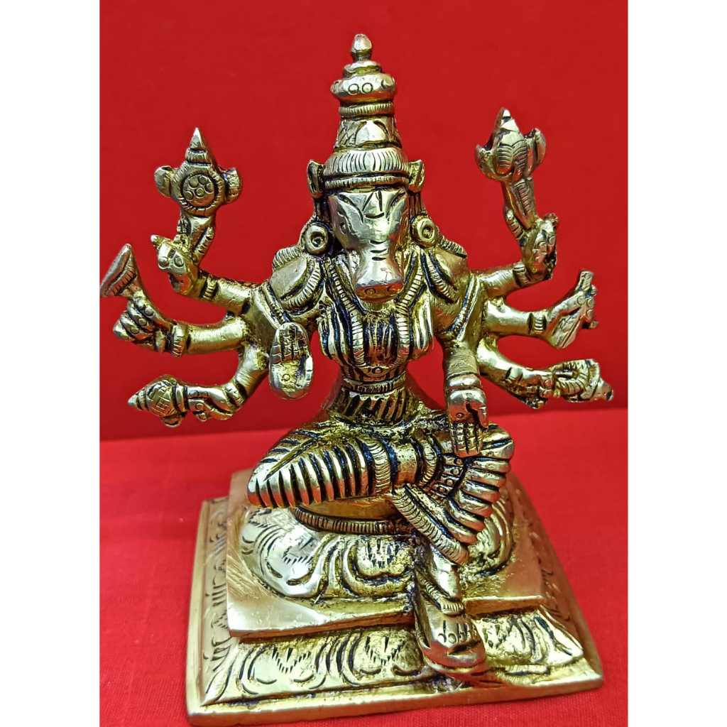 PURE BRASS VARAHI AMMAN STATUE / VARAHI AMMAN BRASS SILAI / NO.1 ...
