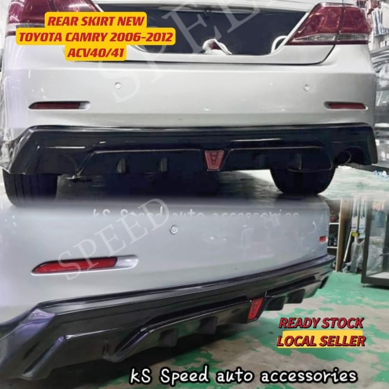TOYOTA CAMRY 2006-2012 REAR SKIRT NEW DESIGN 2024 ACV40 ACV41 BODYKIT ...