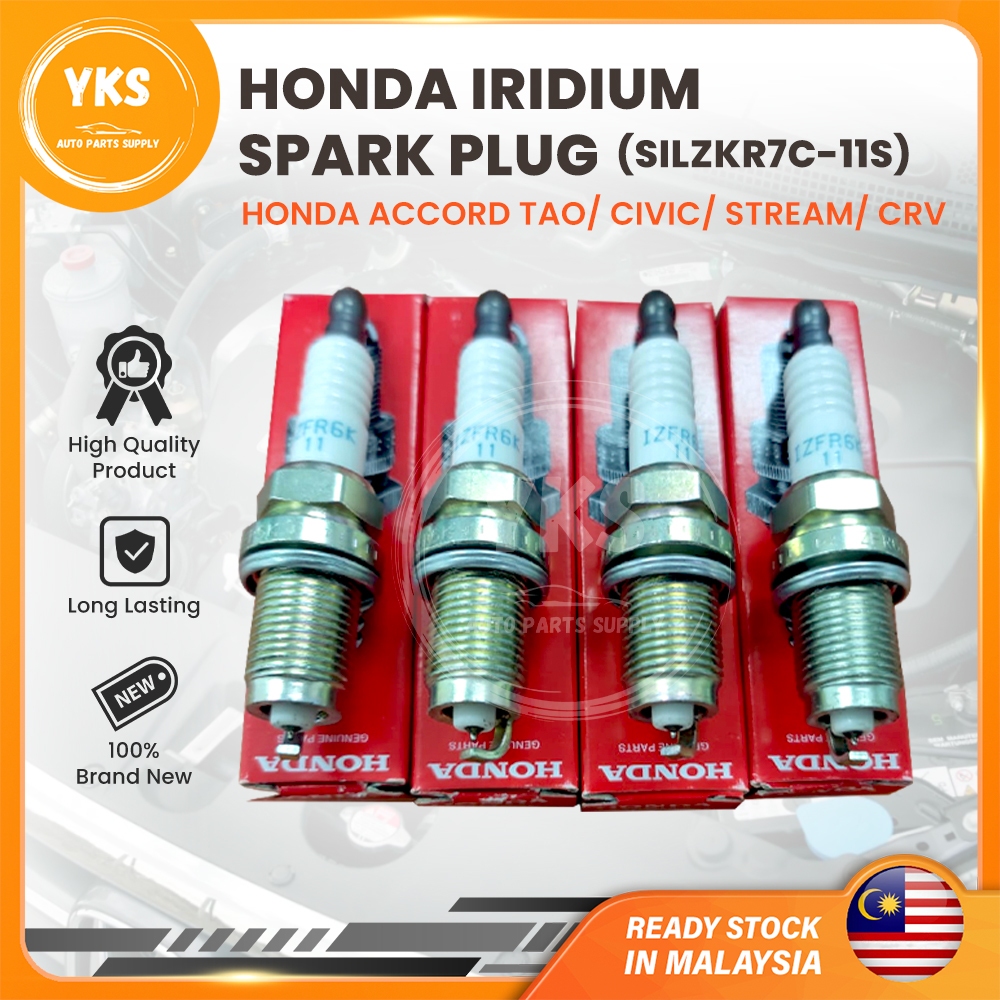 🔥HONDA🔥9807B-561BW IRIDIUM SPARK PLUG HONDA ACCORD / CIVIC FD / CRV ...