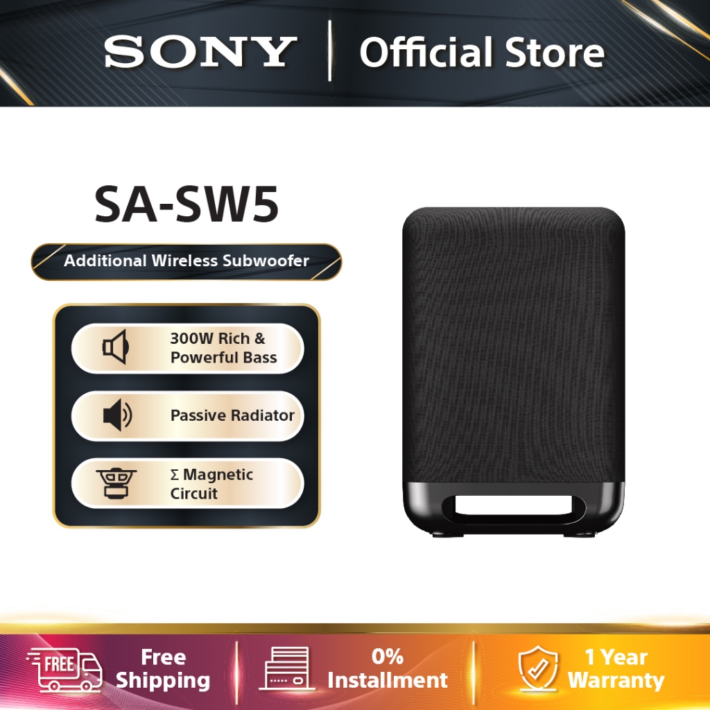 Sony SA-SW5 300W Additional Wireless Subwoofer | Shopee Malaysia
