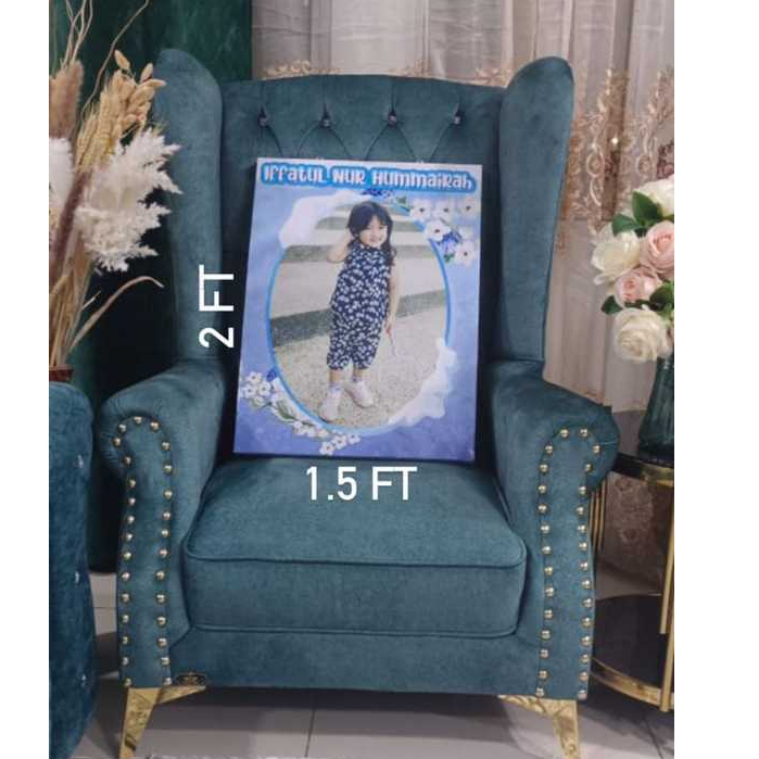 CUSTOM POTRAIT CANVAS FRAME / RAYA / WEDDING / FAMILY POTRAIT ...