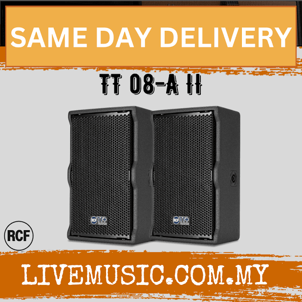 RCF TT08-A Active Precision Monitor Speaker - Each / Pair ( TT08A / TT08 ) | Shopee Malaysia