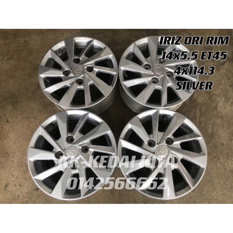 USED PROTON IRIZ ORI RIM 14 INCHI | Shopee Malaysia