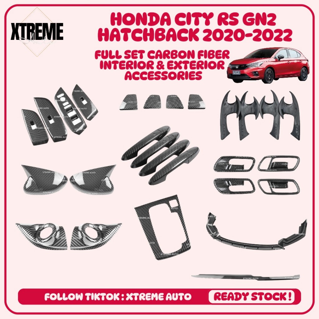 XTREME AUTO HONDA CITY RS GN2 HATCHBACK 2020-2024 CAR FULL SET CARBON ...