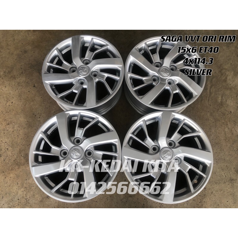 USED PROTON SAGA VVT ORI RIM 15 INCHI | Shopee Malaysia