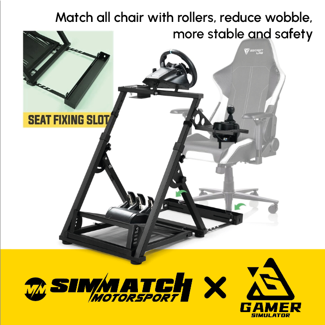 Front cockpit Wheel Chair Holder For Simmatch Rig X / New Gen / Rig Z ...