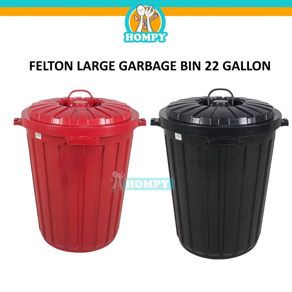 Large Garbage Bin / Big Rubbish Bin/Felton Dustbin 22 Gallon/Garbage ...