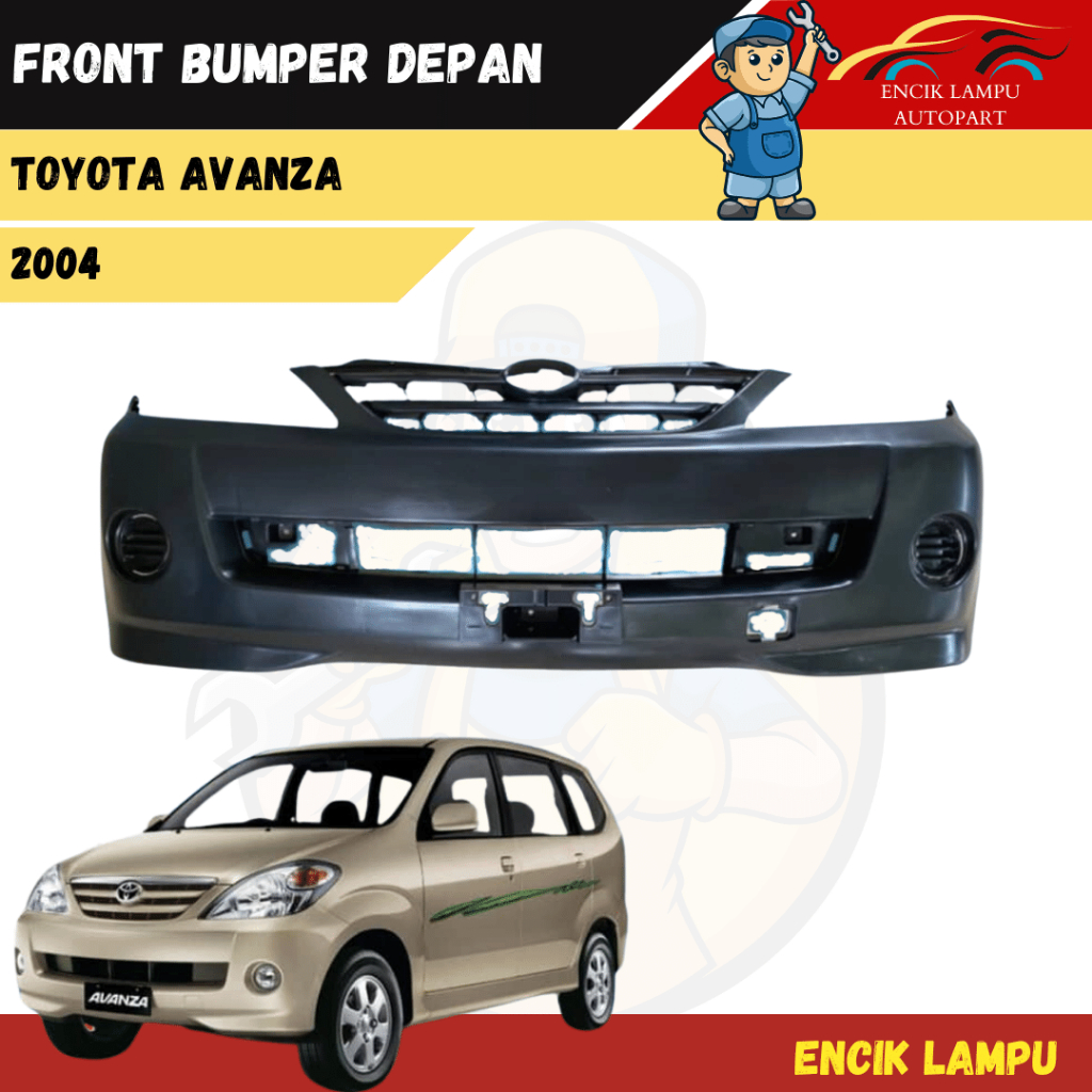 FRONT BUMPER DEPAN TOYOTA AVANZA LAMA OLD 2004 - 2011 100% NEW HIGH ...