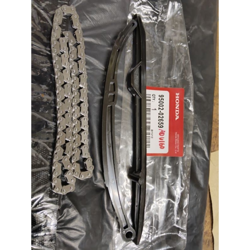 HONDA ADV160 PCX160 VARIO160 TENSIONER GUIDE CHAIN RANTAI Timing chain ...