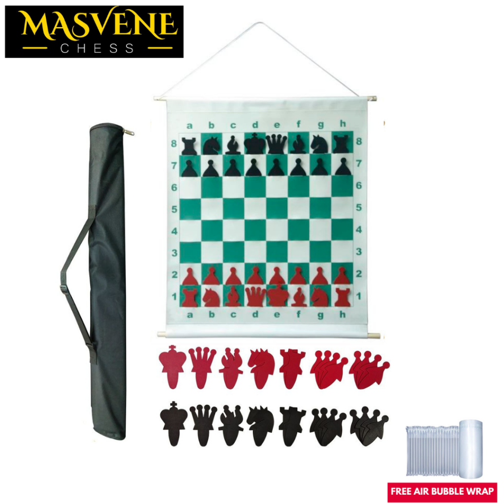 Slotted Demo Teaching Chess Set (28″) //Set Catur Mengajar (Coach ...