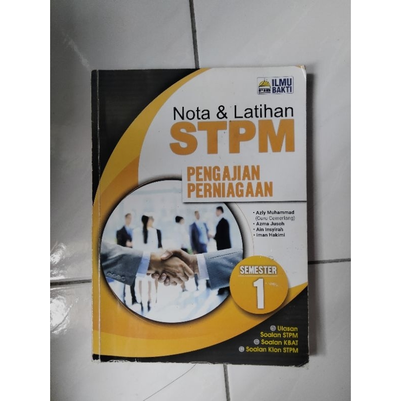 nota&latihan stpm pengajian perniagaan sem 1 | Shopee Malaysia