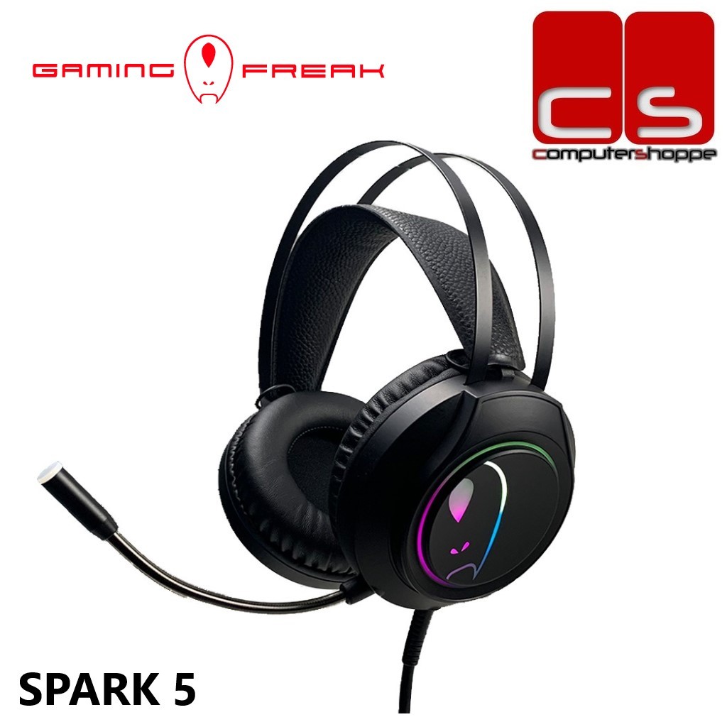 Gaming Freak Spark 5 RGB 7.1 Sounds Virtual Gaming Headset | Shopee ...