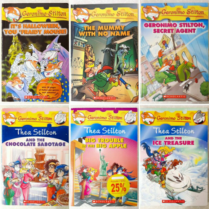 (Preloved) Geronimo Stilton / Thea Stilton children's books | Shopee ...