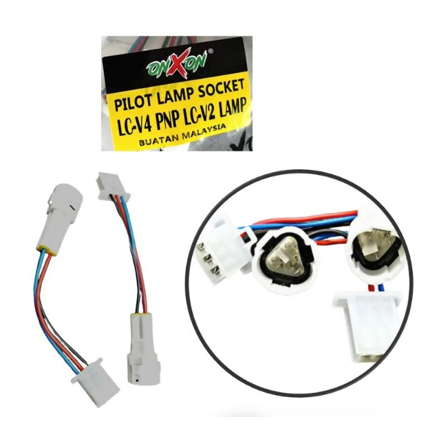 ONXON SIGNAL PILOT LAMP SOCKET WIRE CONVERT MOTOR LC135 135LC V4 V5 V6 ...