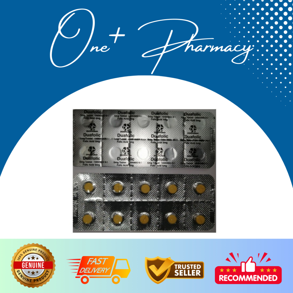 DUOPHARMA DUAFOLIC (FOLIC ACID) 5MG10X10S | Shopee Malaysia