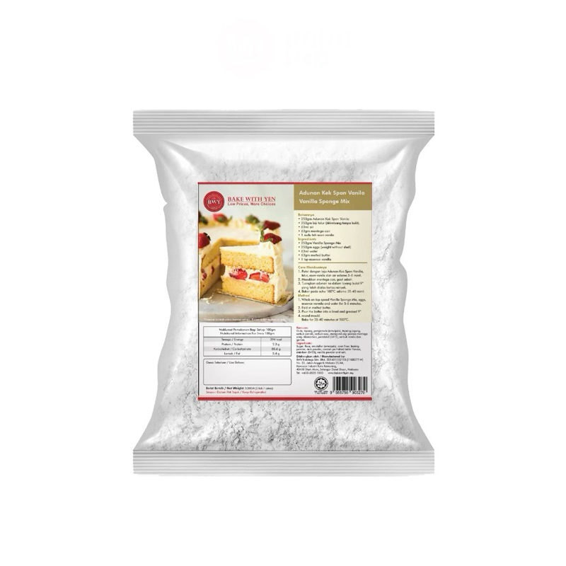 BWY VANILLA SPONGE CAKE MIX 500G | Shopee Malaysia