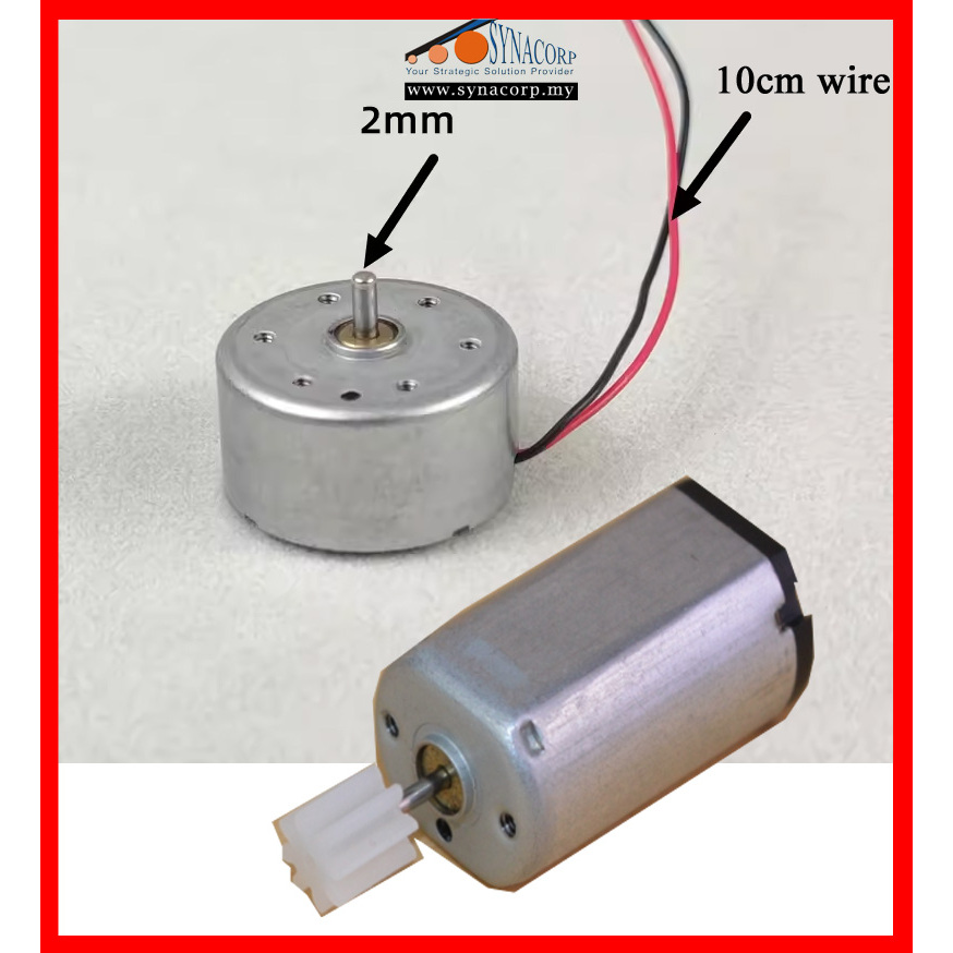 Mini Solar DC Motor with Gear / Wire | Shopee Malaysia