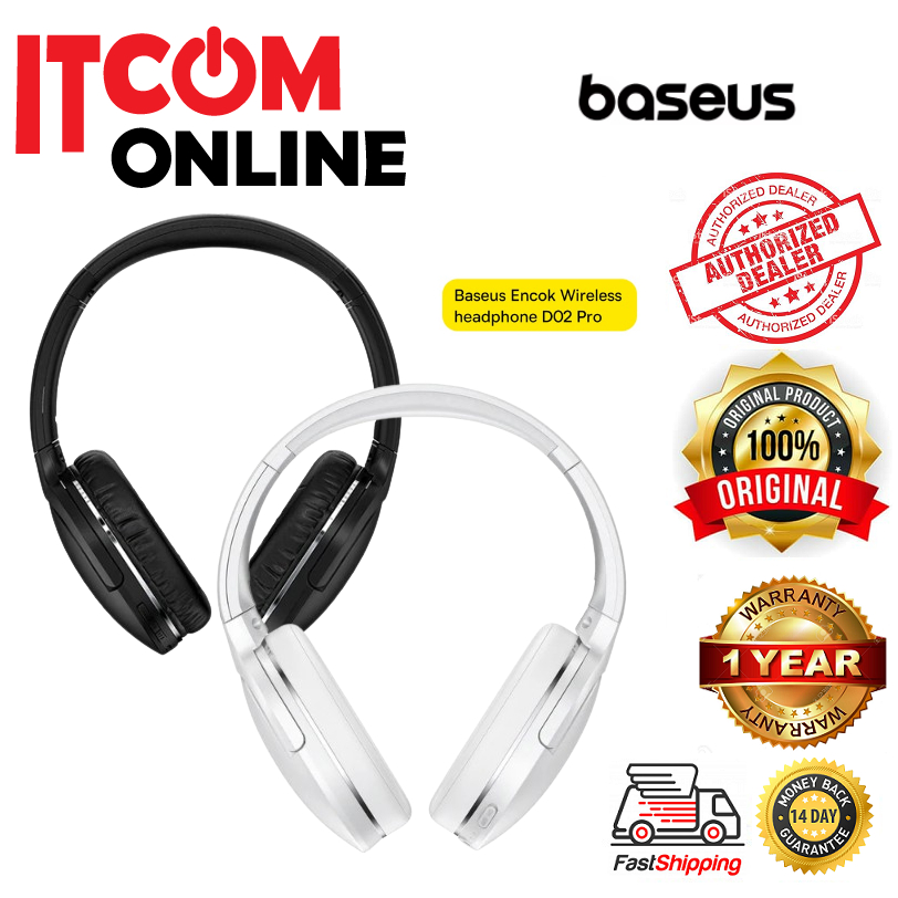 BASEUS ENCOK D02 PRO WIRELESS HEADSET | Shopee Malaysia