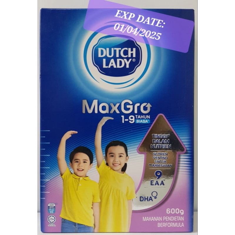 DUTCH LADY MAXGRO 600G (PLAIN) | Shopee Malaysia