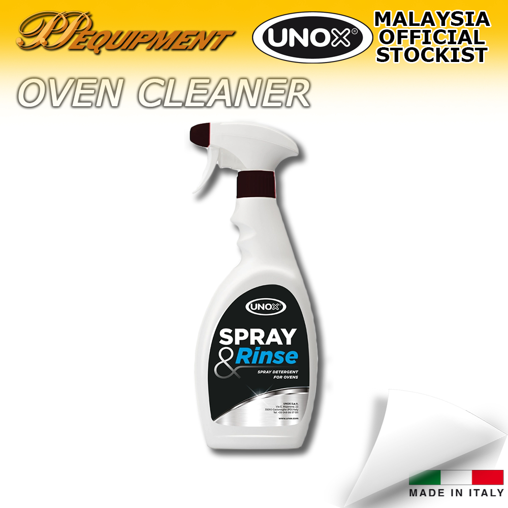 [UNOX Spray & Rinse] DB1044A0 (750ml) Oven Detergent & Stainless Steel ...