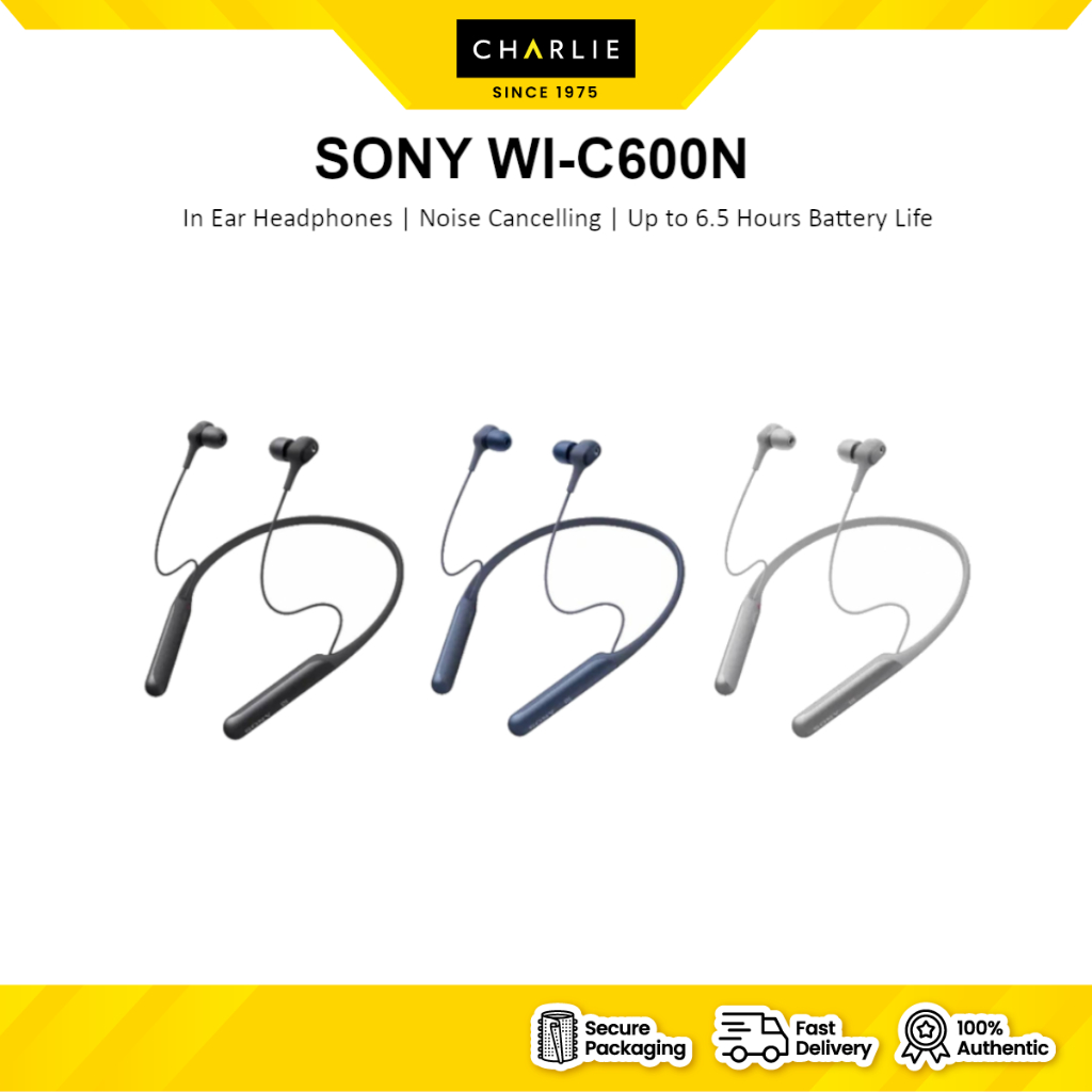 SONY WI-C600N WIRELESS NOISE CANCELLING IN-EAR HEADPHONES | ORIGINAL ...