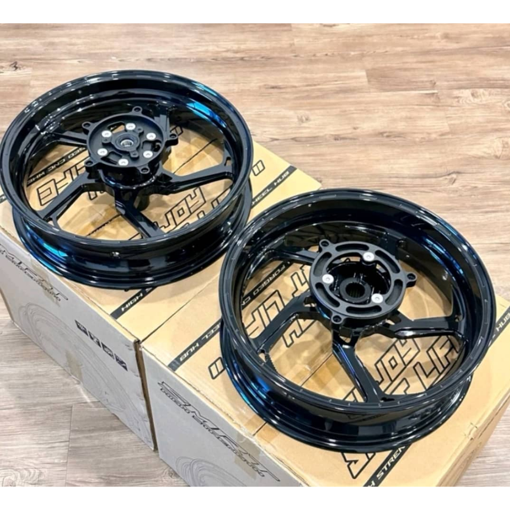 SMRT CNC Sport Rim Set Yamaha Xmax V1 V2 X-Max 250 300 Rims Gold Silver ...