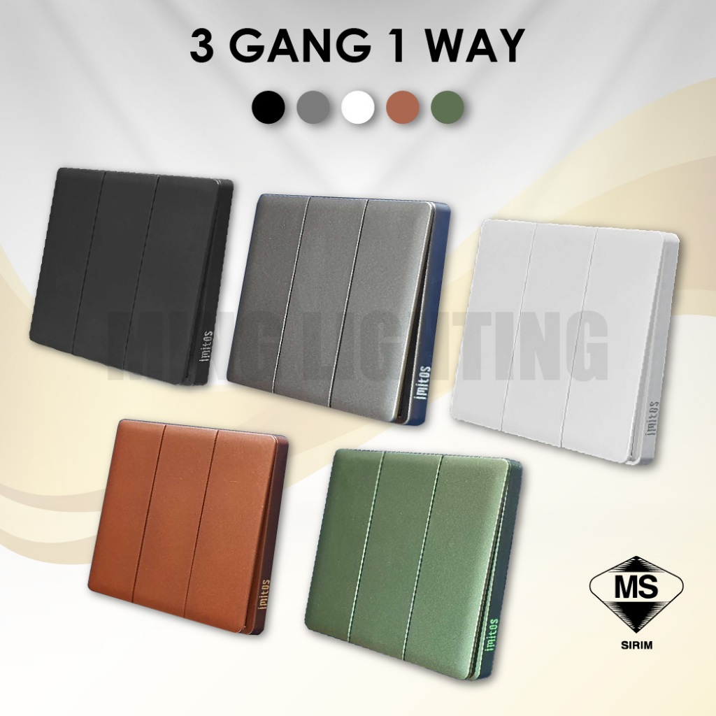 [SIRIM] Imitos BR Series Socket Modern Wall Switch Design Suis Dinding ...