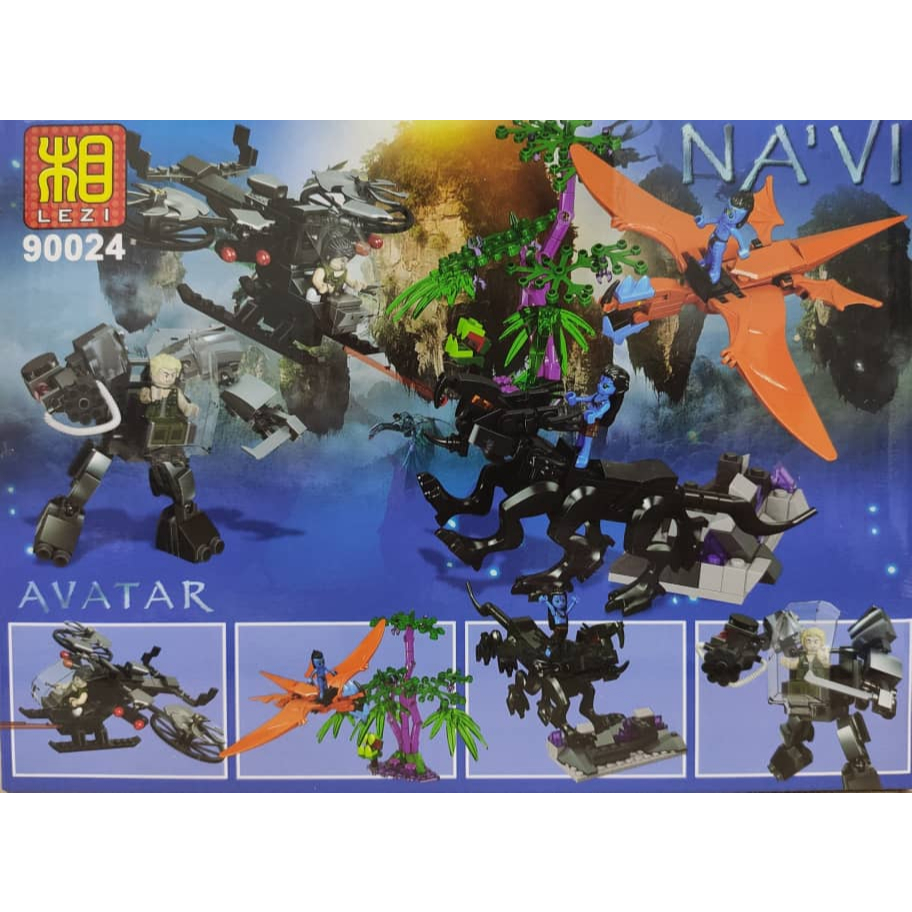 Ready Stock LEGO Children Creative Na'Vi AVATAR 2 Building Blocks 4 in ...
