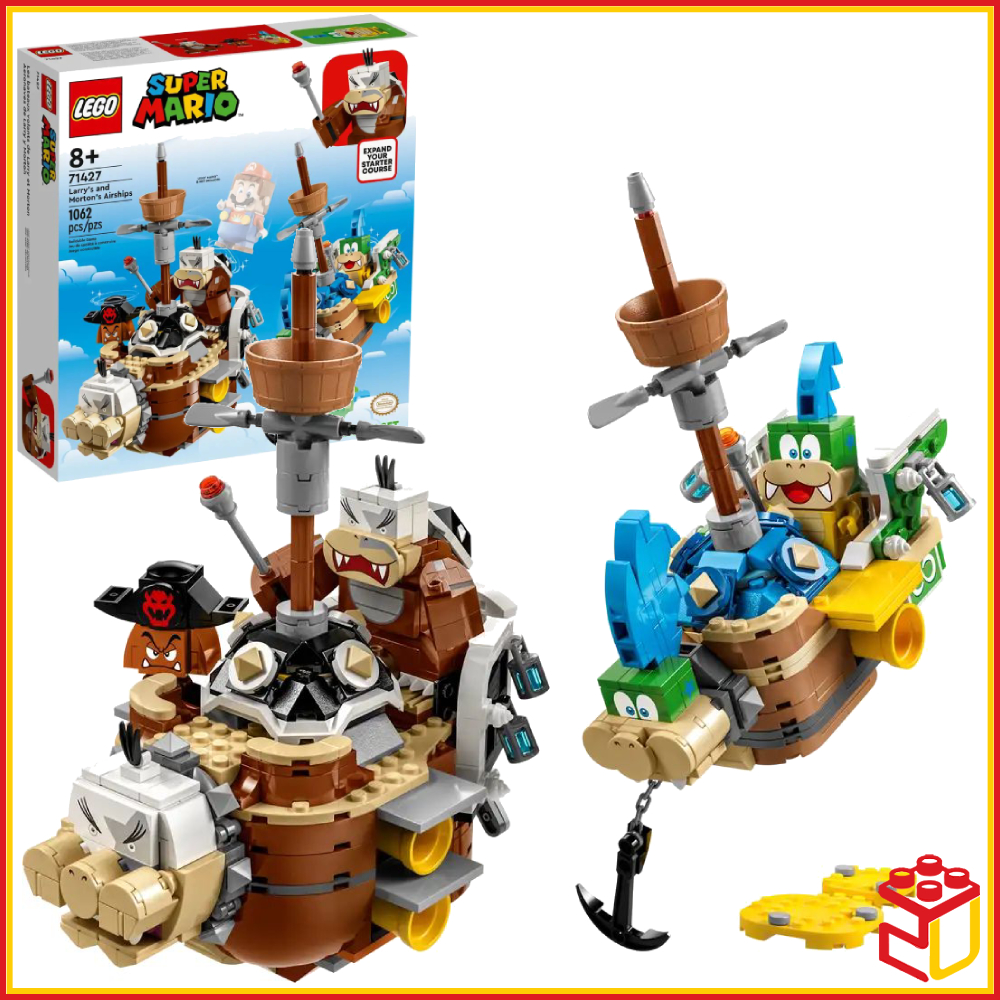 (Ready Stock) 71427 Lego Super Mario Larry's and Morton’s Airships ...