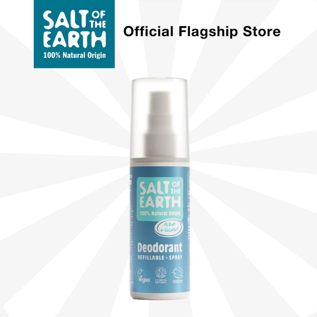 Salt of The Earth SPRAY Natural Deodorant - Ocean & Coconut (100ml ...