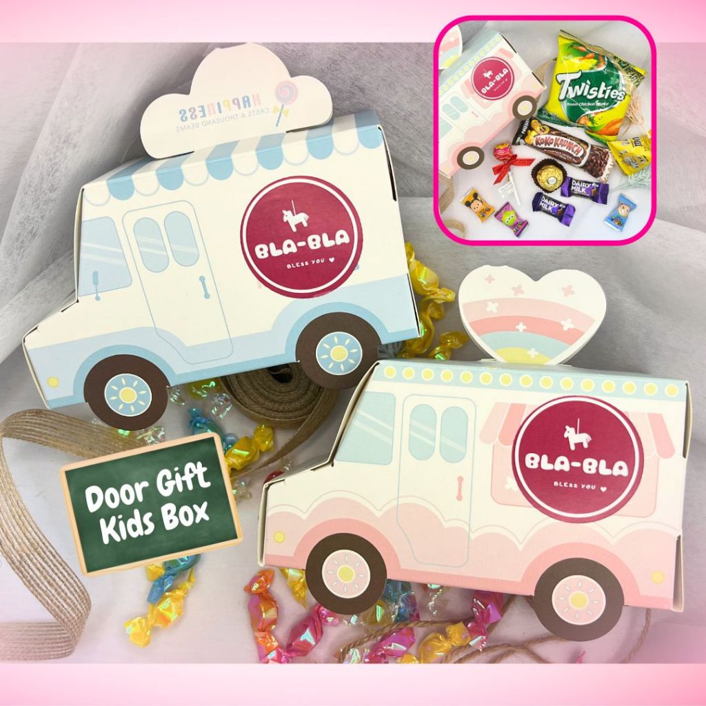 Kid box Door Gift Candy Box Candy Set Hari Kanak Kanak Surprise Present ...