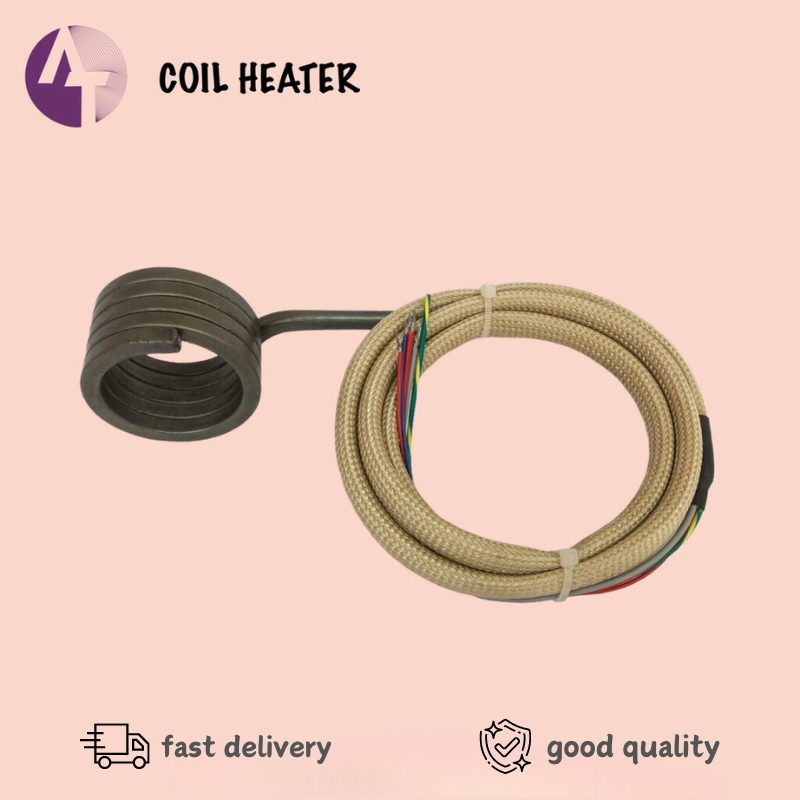 Hot Runner Coil Heater with built in Type J Thermocouple, 240V/450W ...