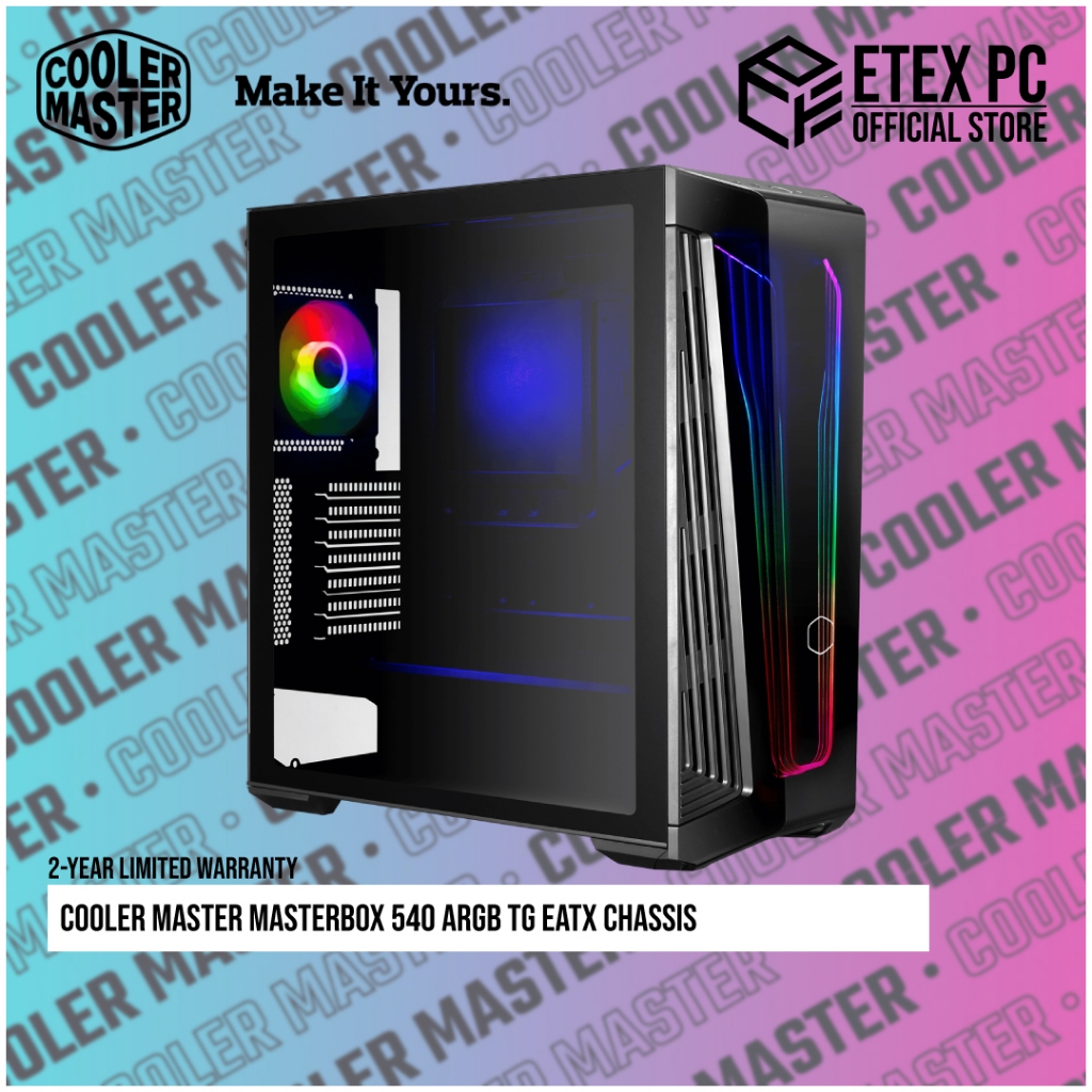 Cooler Master Masterbox 540 ARGB TG EATX Chassis # MB540-KGNN-S00 | Shopee Malaysia