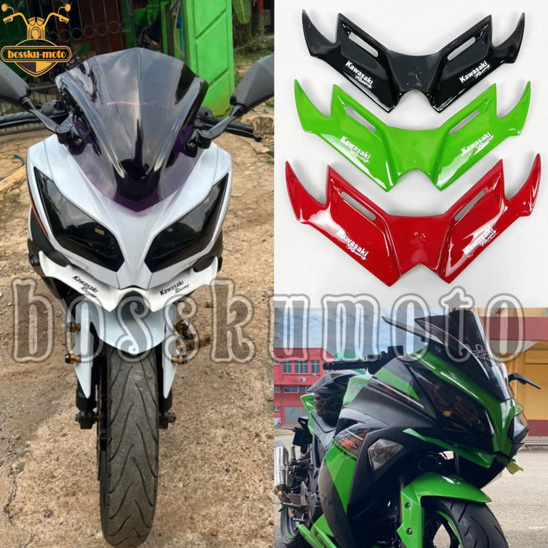 NINJA250 WINGLET FAIRING FIBER MATERIAL | Shopee Malaysia