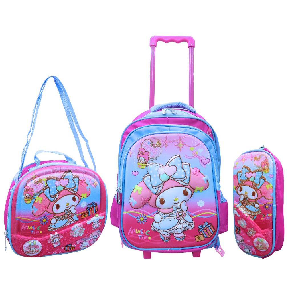 Beg Cartoon / Beg Roda / Beg Trolley Sekolah Tadika / Sekolah Rendah ...
