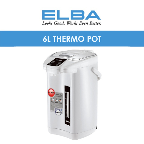 [FREE BUBBLE WRAP] ELBA 6L THERMO POT [ETP-D6013(WH)] | Shopee Malaysia