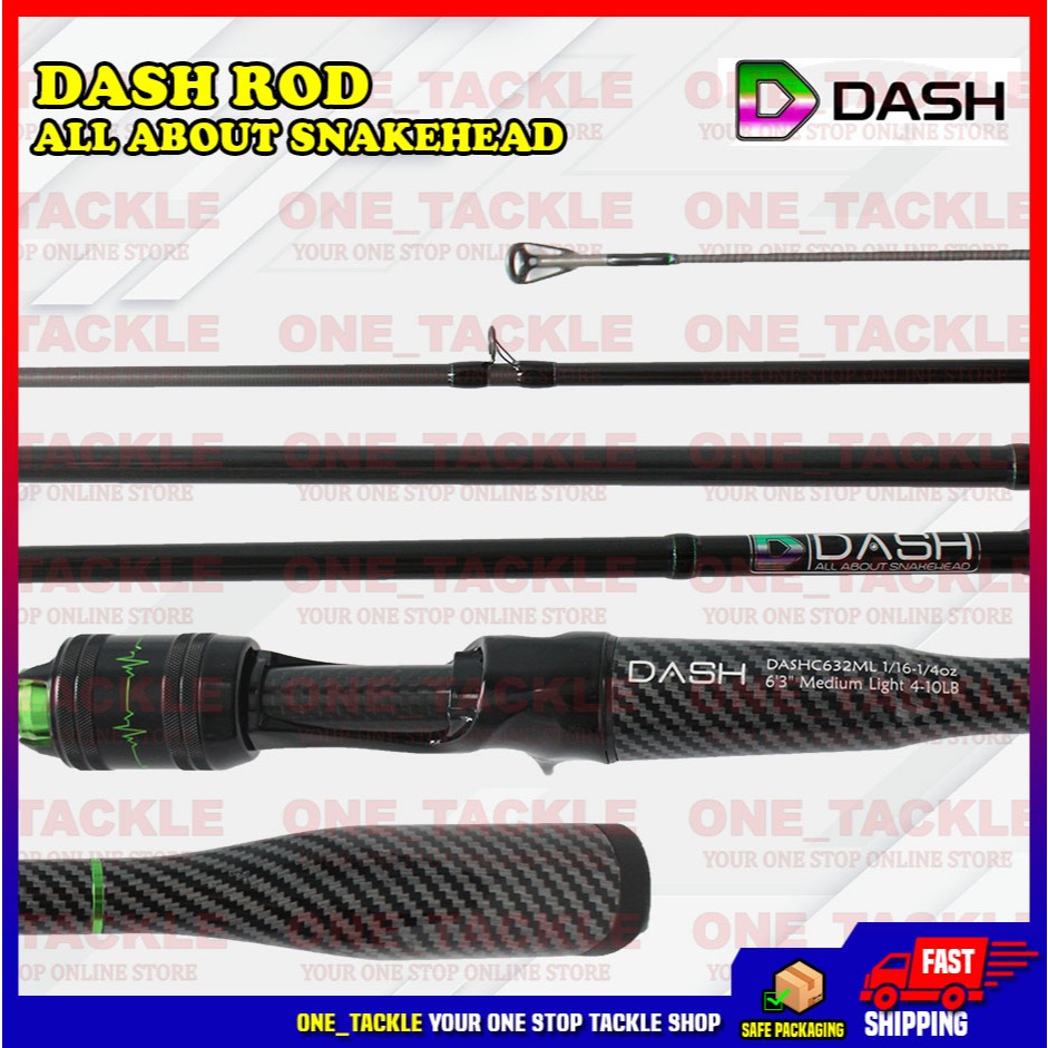 Dash spinning rod casting rod all about snakehead | Shopee Malaysia