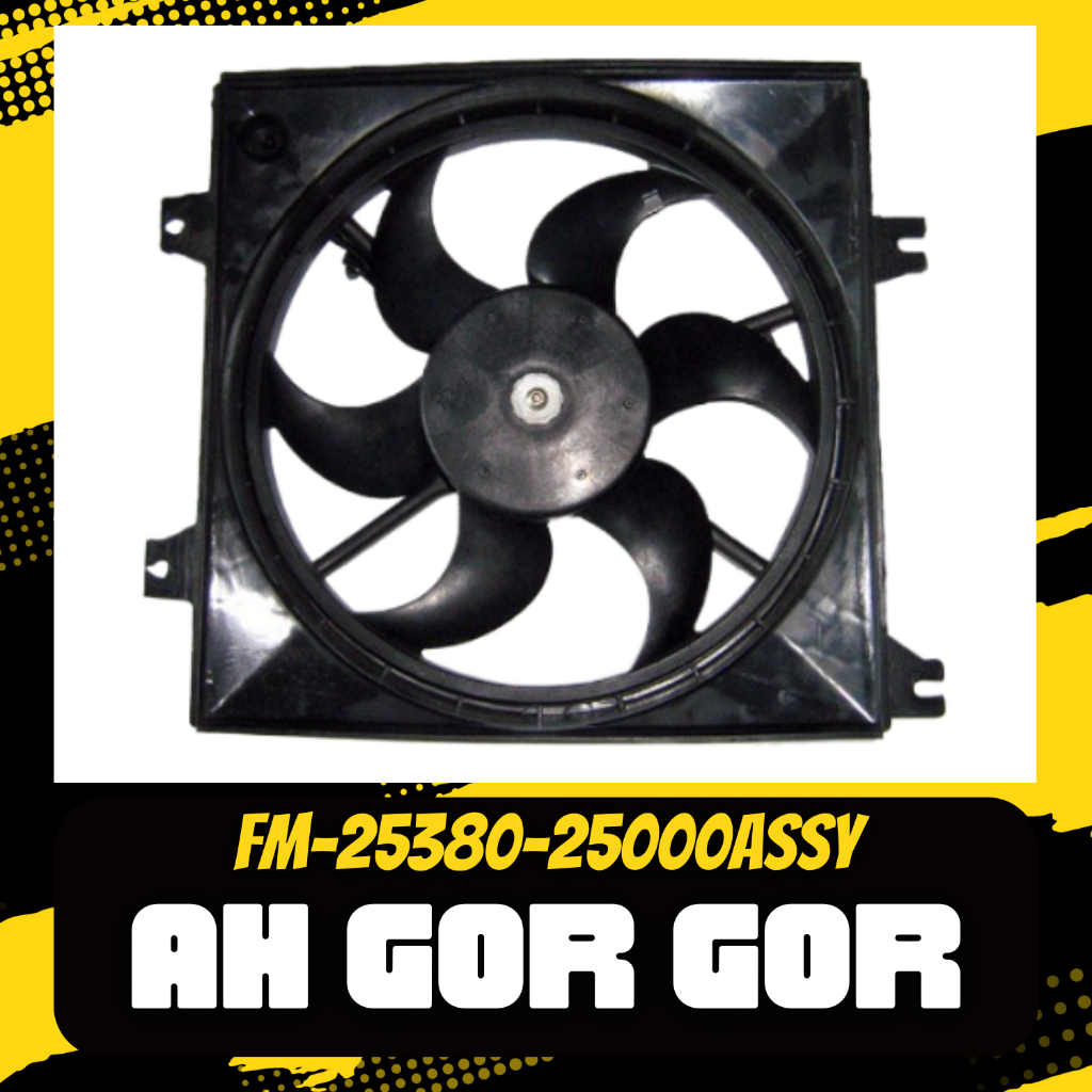 HYUNDAI ACCENT LC 1.5 05Y FAN MOTOR COMPLETE FM-25380-25000ASSY ...