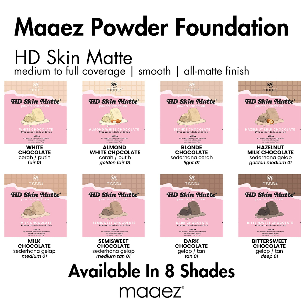 Maaez Foundation Make It Glow by Maaez Cosmetics | Shopee Malaysia