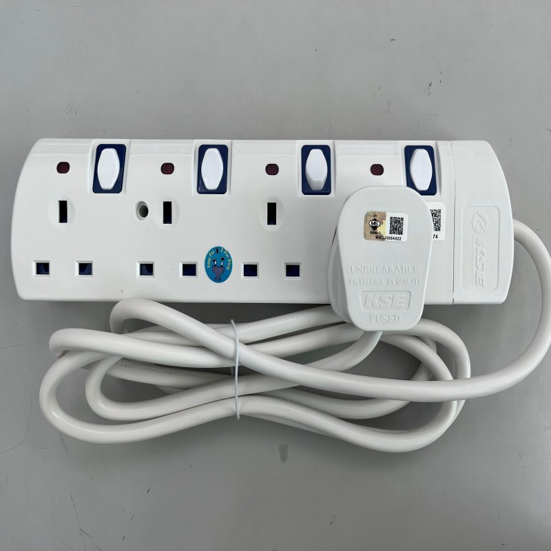 extension 3 plug 2 / 3 / 4 / 5 Gang SIRIM 5M Heavy Light Duty Extension ...