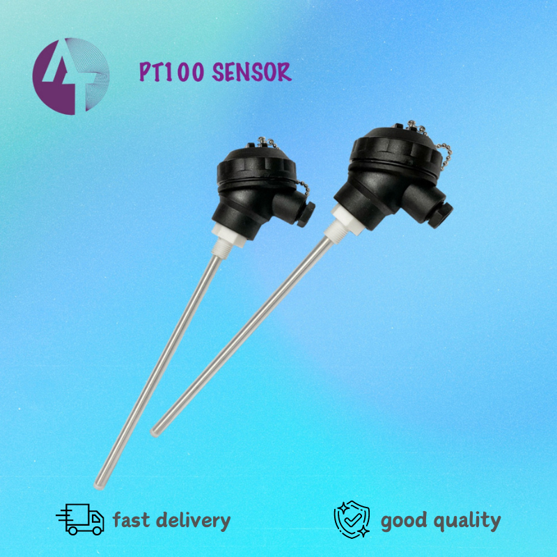 PT100 Sensor with 1/4" BSP Teflon Thread, Teflon Tube & Bakelite Head ...