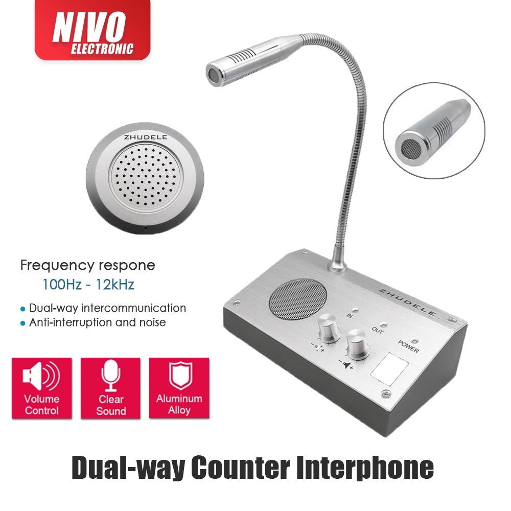 GDL-9908 Dual-Way Counter Interphone Audio Record Anti-interference ...
