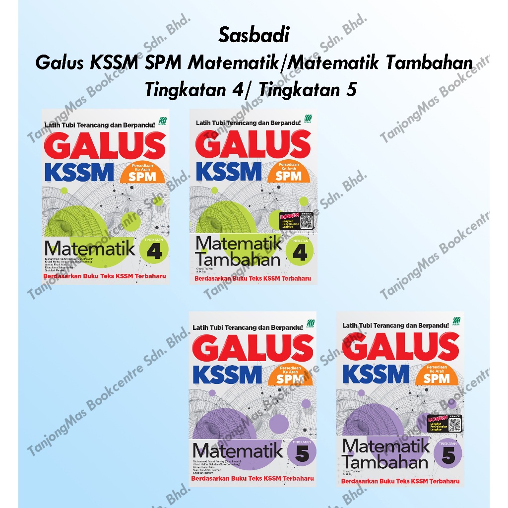 Sasbadi- Galus KSSM SPM Matematik/ Matematik Tambahan Tingkatan 4 ...